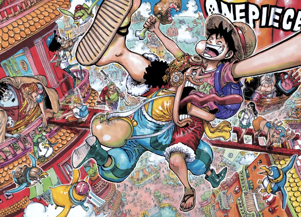 One Piece Chapitre Scan 1155 : " L'équipage des Rocks