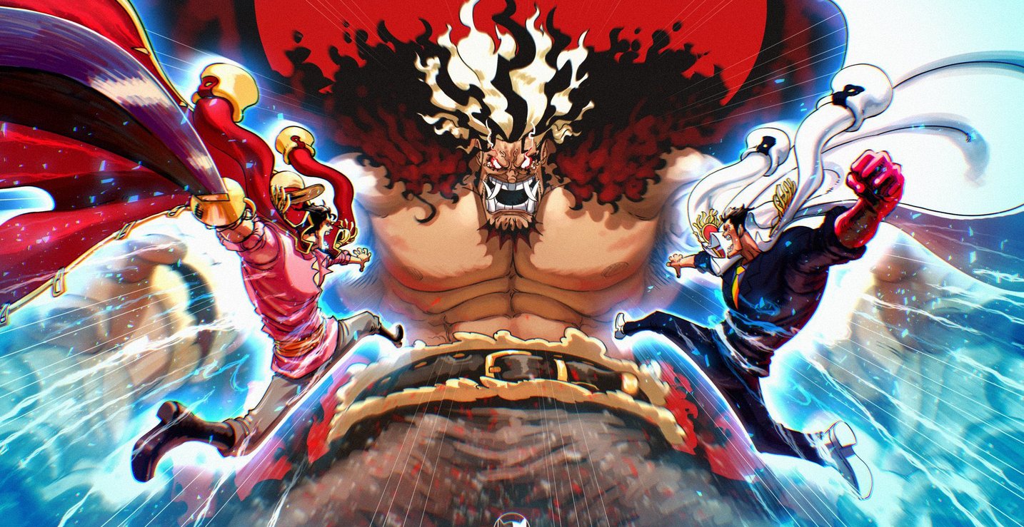 One Piece 1165 : Le combat fatidique tant attendu entre Garp, Roger et ...